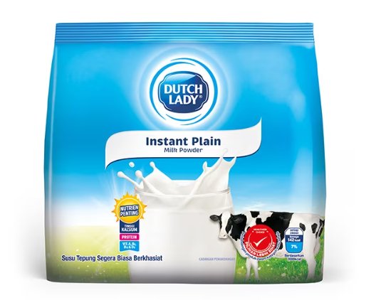 DUTCH LADY MILK POWDER 350G - INSTANT PLAIN – Kurt Supermarket